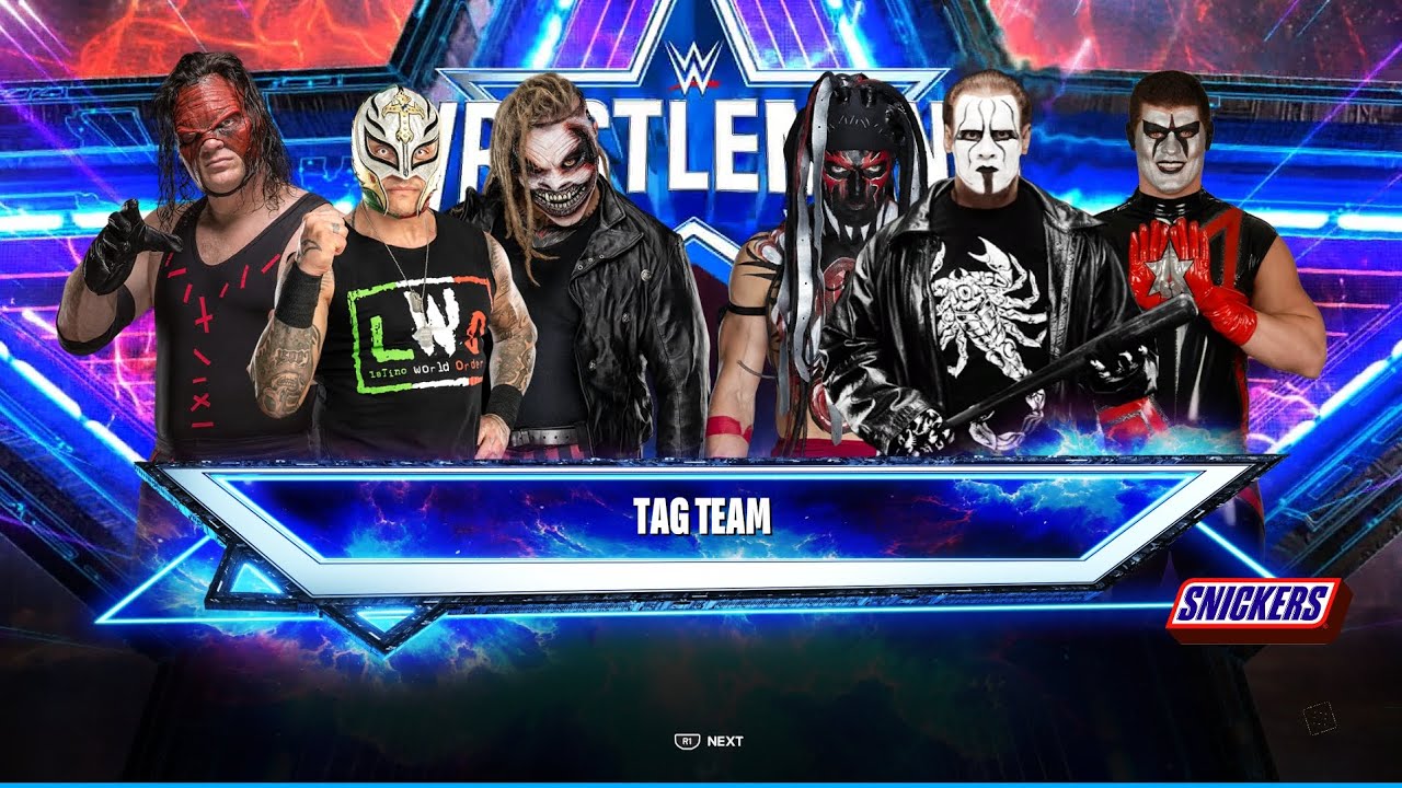 Team face mask vs team face paint | WWE2k24 gameplay - YouTube