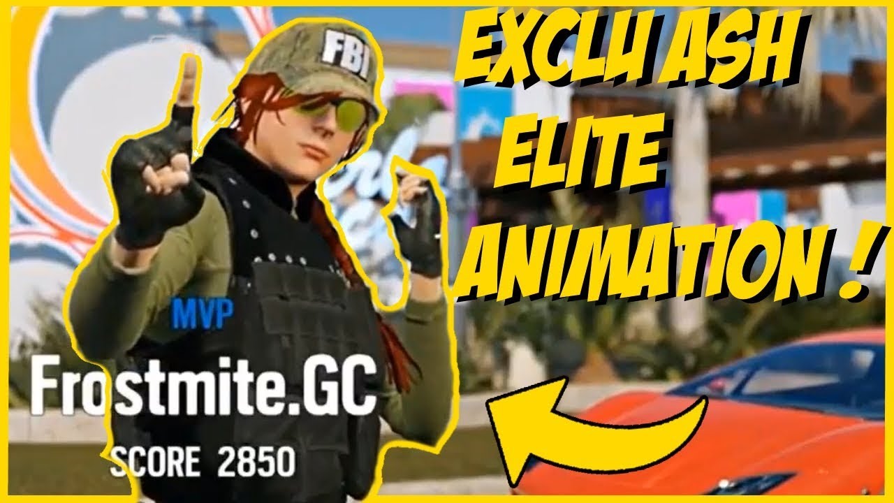 ASH ELITE EXCLU ANIMATION ! RAINBOW SIX SIEGE - YouTube