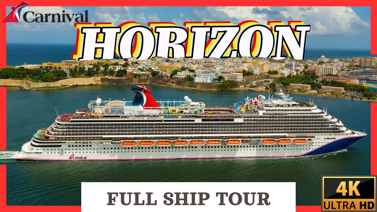 The Ultimate Carnival Horizon Ship Tour In Stunning 4K HD , It’s like ...