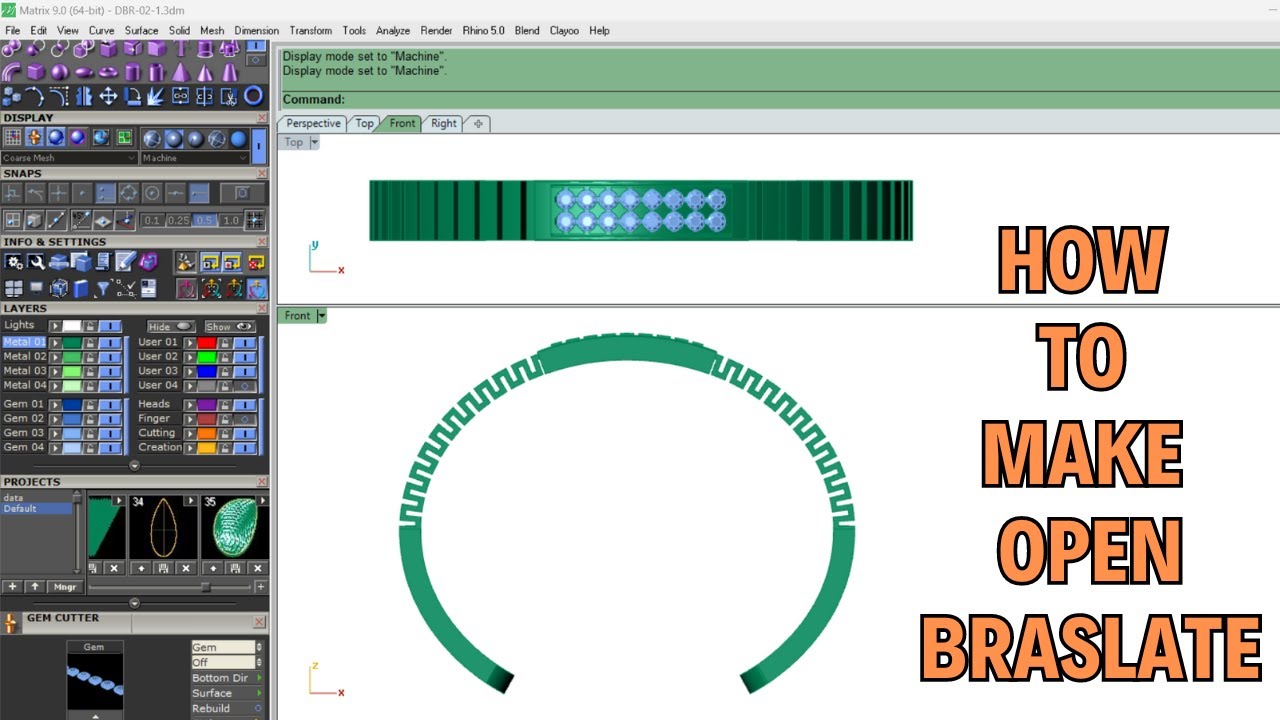 How To Make Open Braslate Jewellery Design Matrix 9 (Unity Institute ...