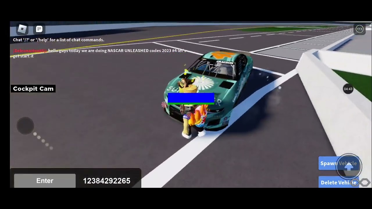 NASCAR UNLEASHED codes 2023 #4 HUGE REVIEW OF 2 DAYTONA CODES - YouTube