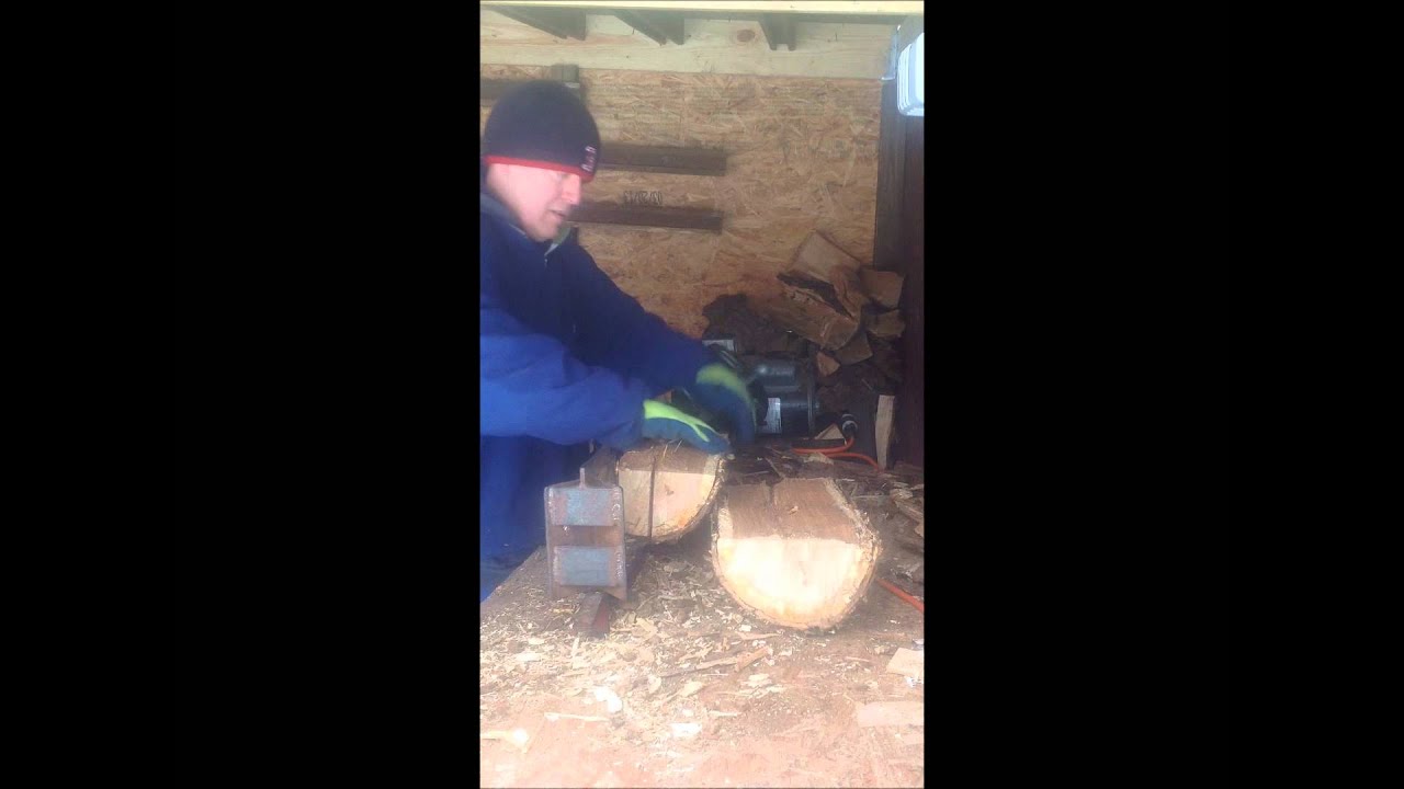 Electric DIDIER Log Splitter - YouTube