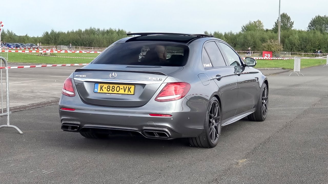 700HP Mercedes E63 S AMG with Custom Exhaust - LOUD Launch Controls ...