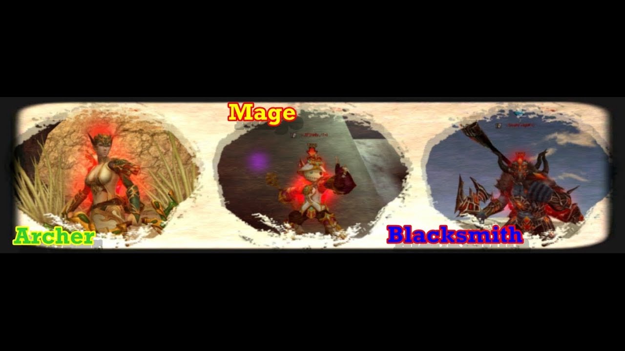 Rakion Legendary Set Archer/Mage/Blacksmith - YouTube