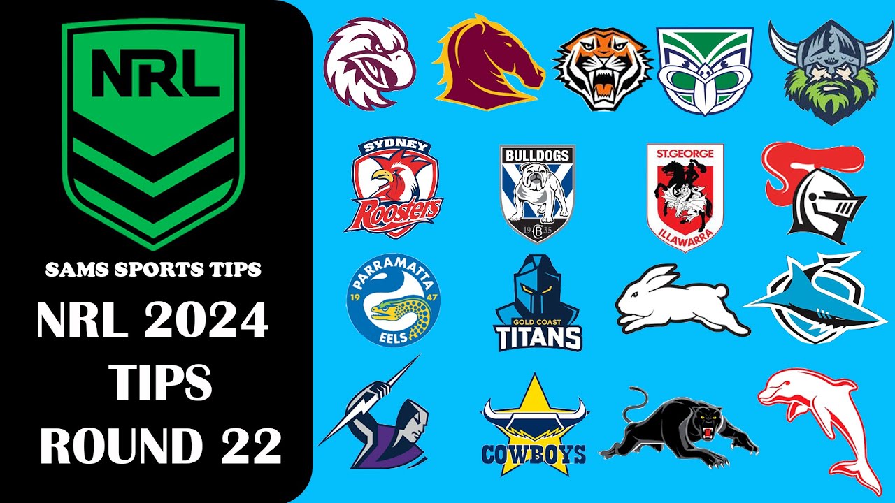 NRL Round 22 tips 2024 - YouTube