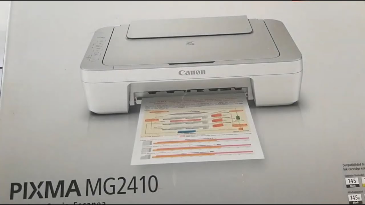 Unboxing Multifuncional Canon Mg2410 (Instalación/Test) + Drivers 2023 ...