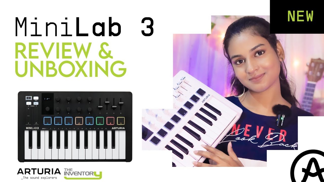 New Arturia Minilab 3 | Unboxing & Review in Hindi | Best Midi Keyboard | Kajal Sharma | MiniLab ...