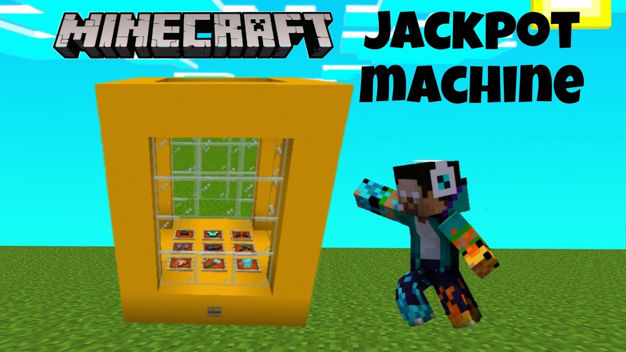 Minecraft jackpot machine build - YouTube