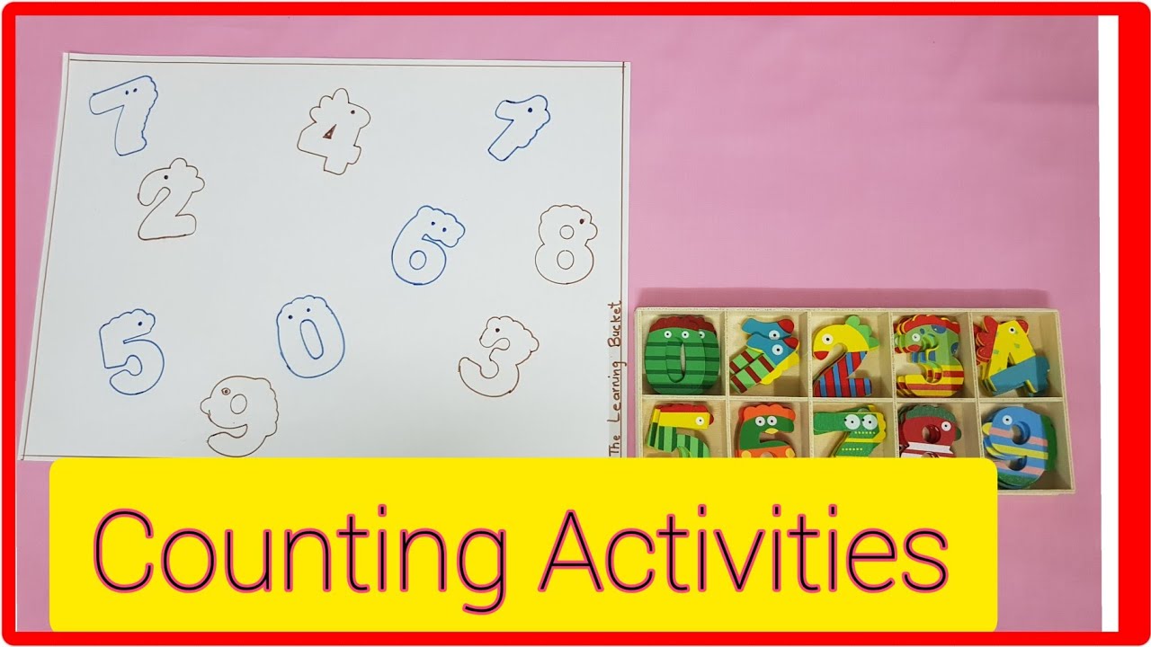 Counting number activities for kids - YouTube