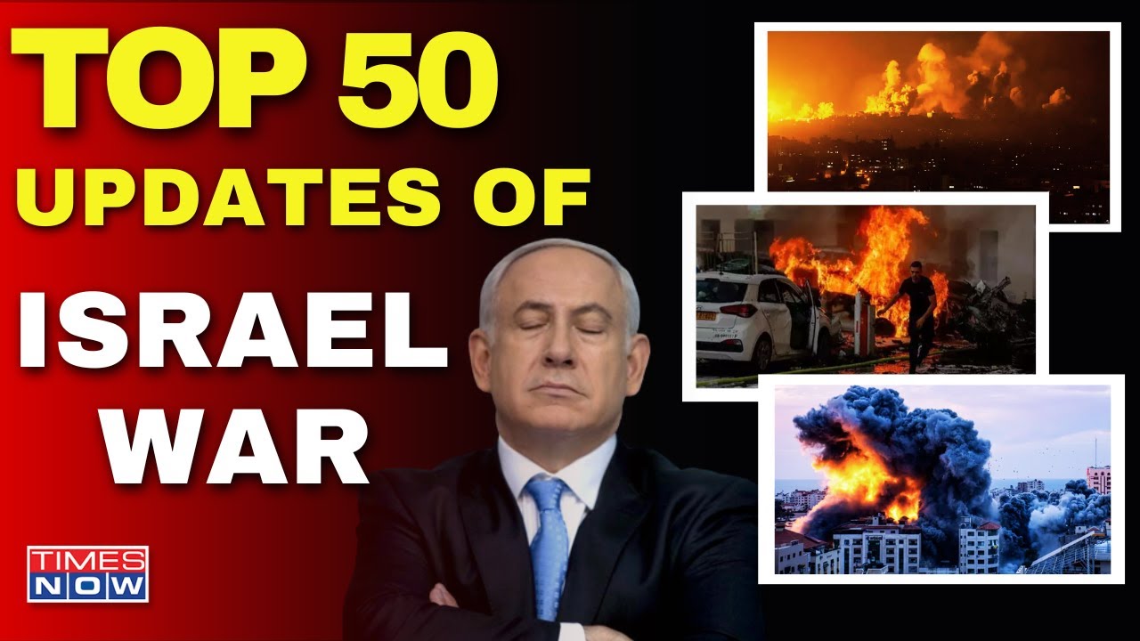 Israel-Palestine Crisis Day 4 Live | TOP 50 War Updates | Netanyahu ...