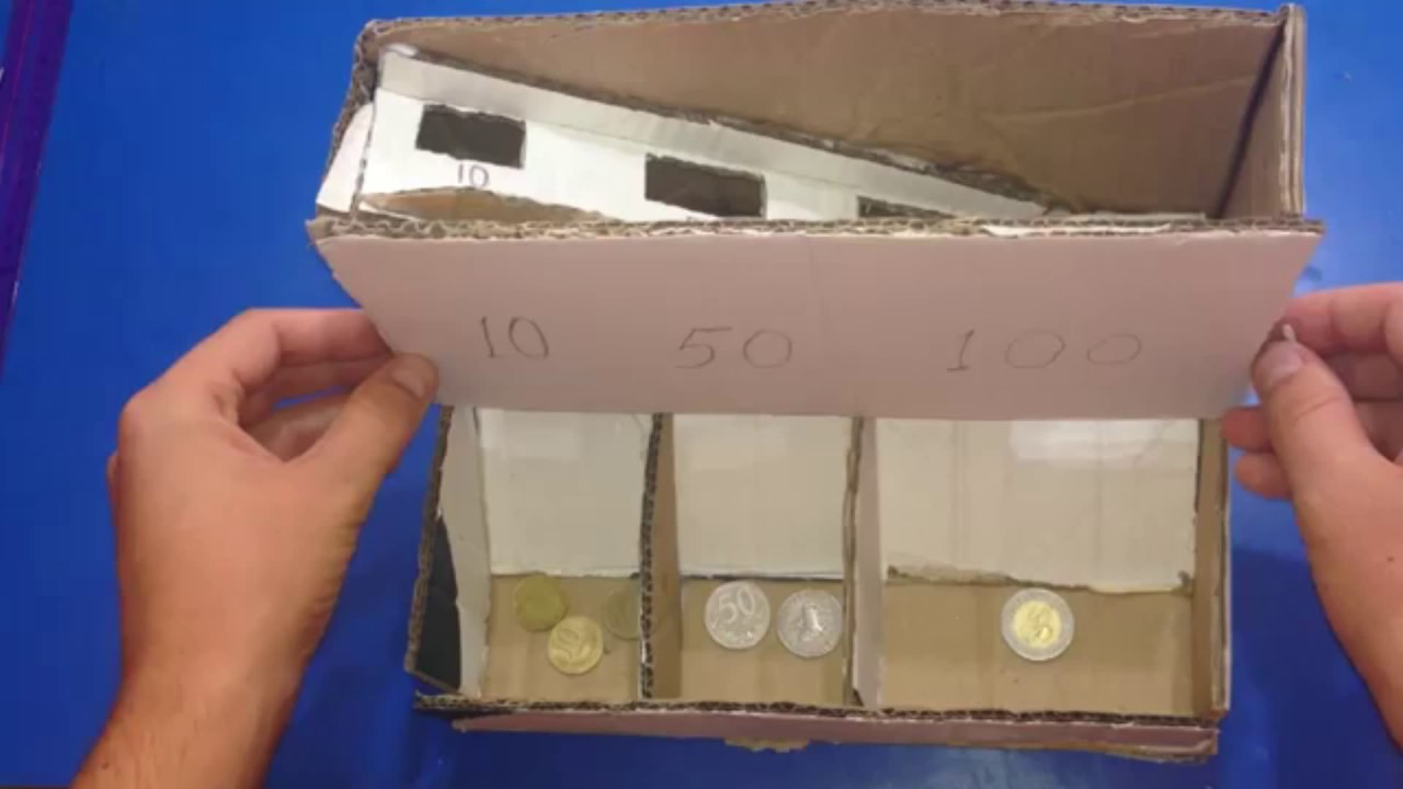 How To Make Coin Sorting Machine Cardboard Toys YouTube How To Make Coin Sorting Machine Cardboard Toys YouTube