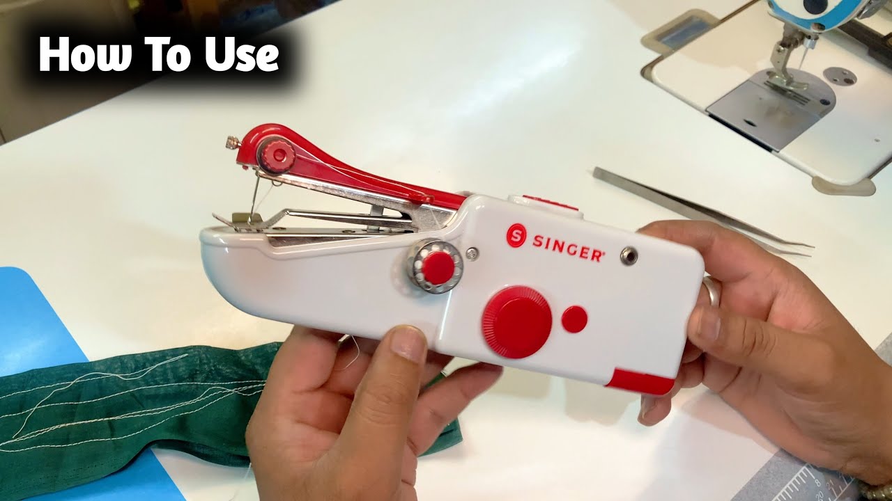 How To Use Singer Handheld Sewing Machine - Singer Sewing Machine ...