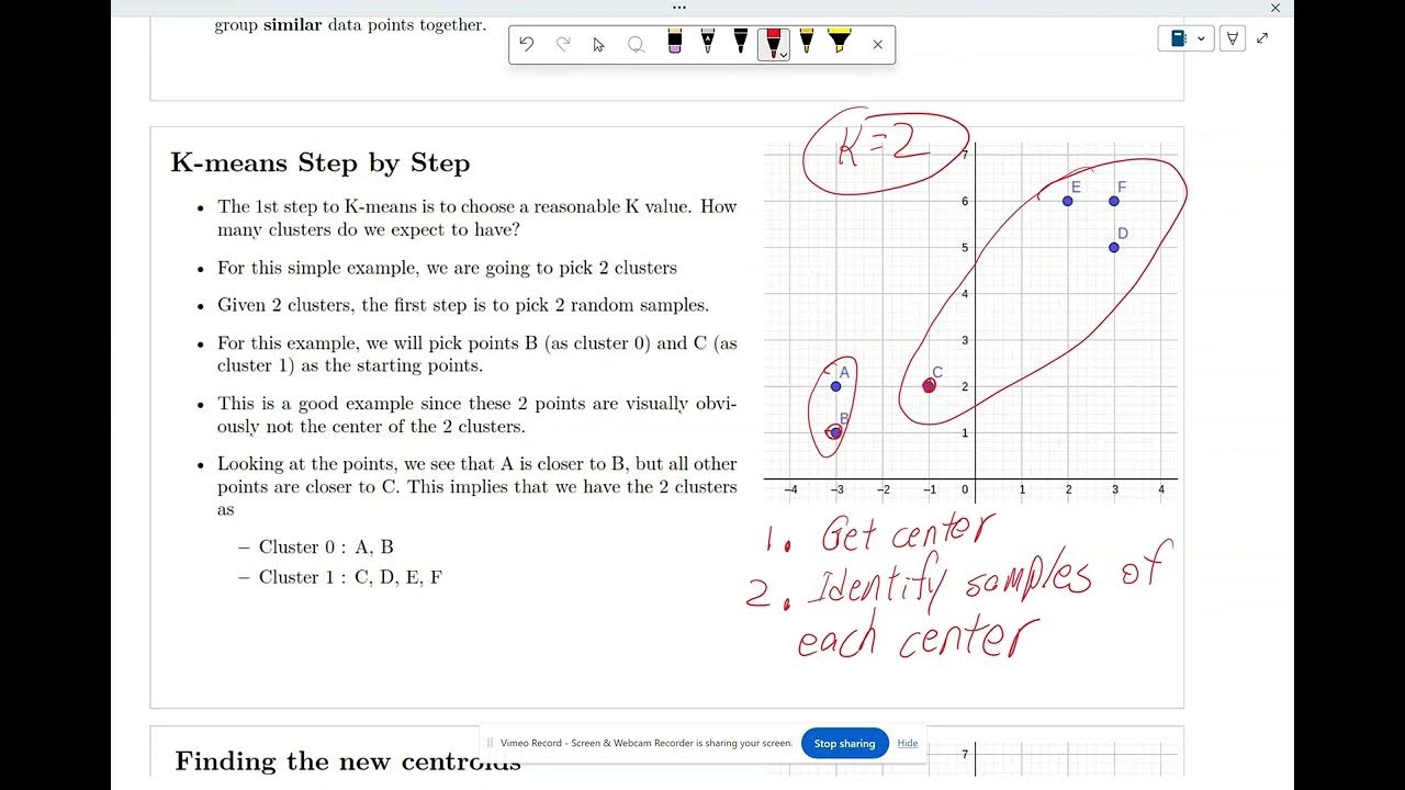 Intro to Machine Learning: Lecture 19 Part 1 ( Kmeans, Agglomerative Clustering) - YouTube