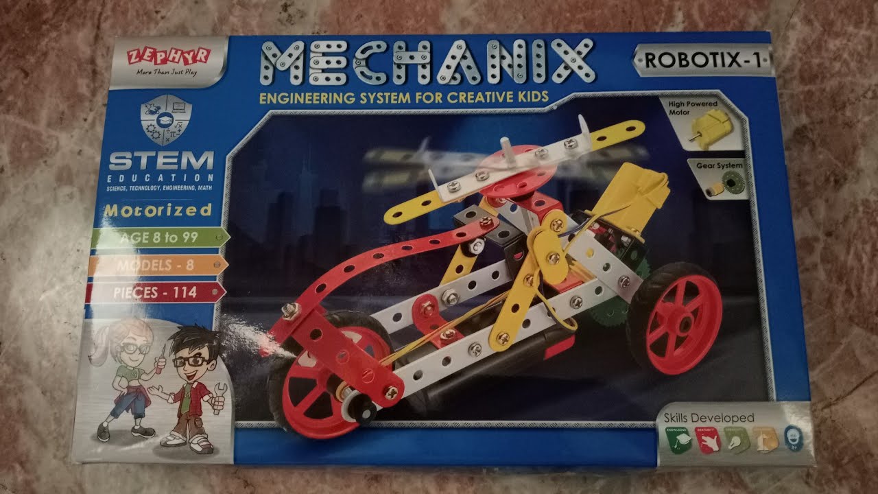 Unboxing MECHANIX Robotix Kit||Shruti's Unique Creativity - YouTube