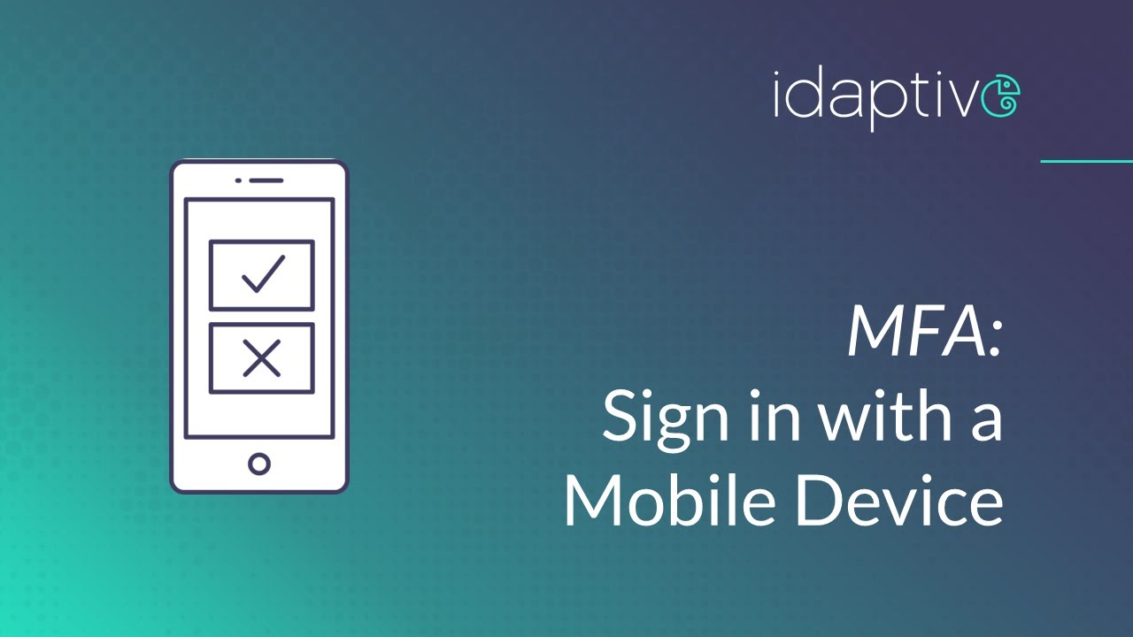 MFA: Sign In with a Mobile Device - YouTube