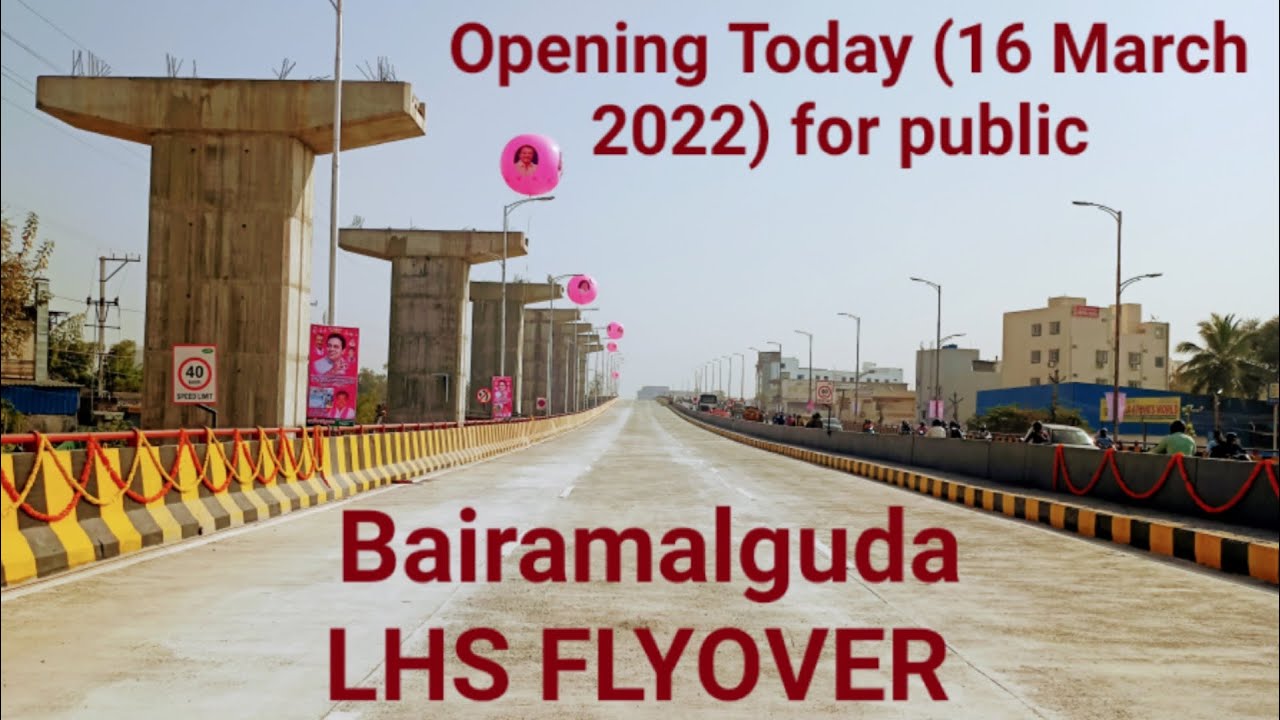 Bairamalguda LHS #flyover #hyderabadflyovers #hyderabad Opened for ...