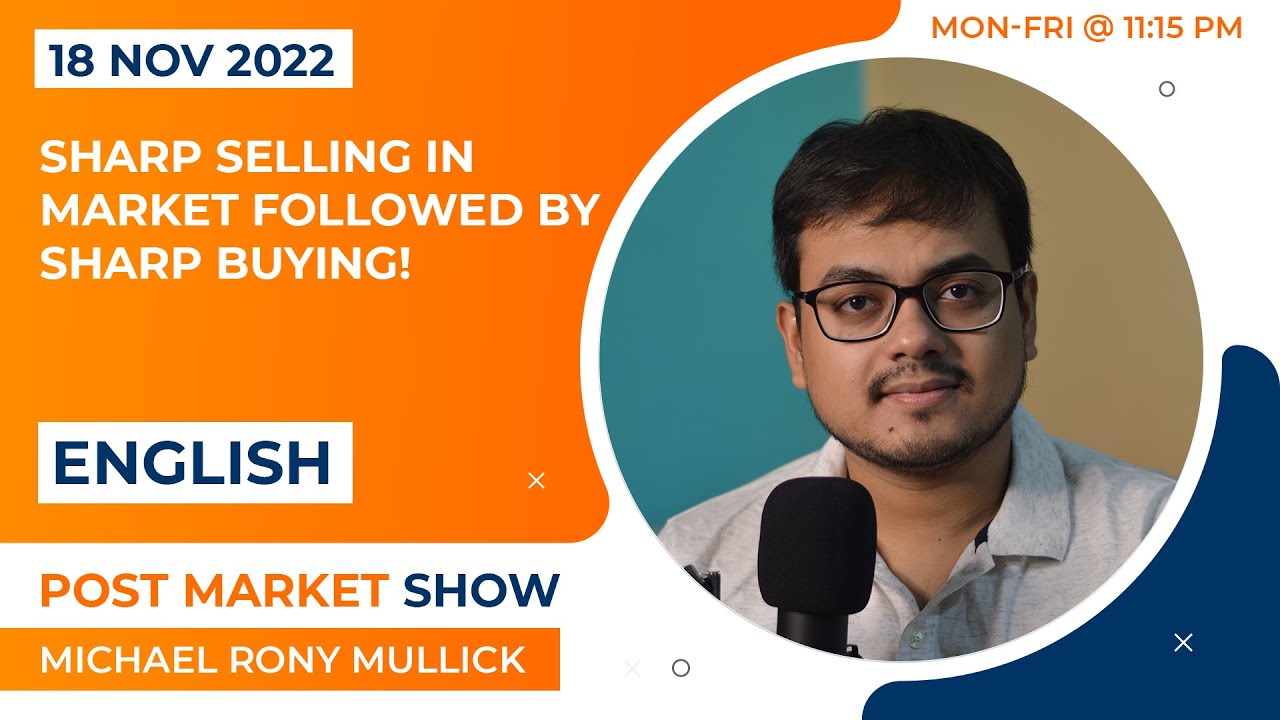 SHARP SELLING IN MARKET THEN SHARP BUYING! Post Market Show | 18 ...