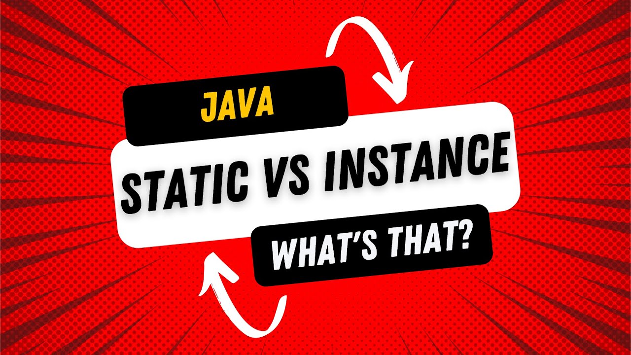 Java - Static Methods and Members - YouTube