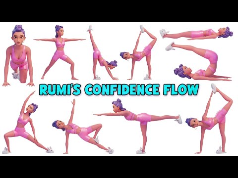 Easy Yoga Poses With Rumi | KPop Demon Hunters | Calm Yoga for Kids | Rainbow Yoga