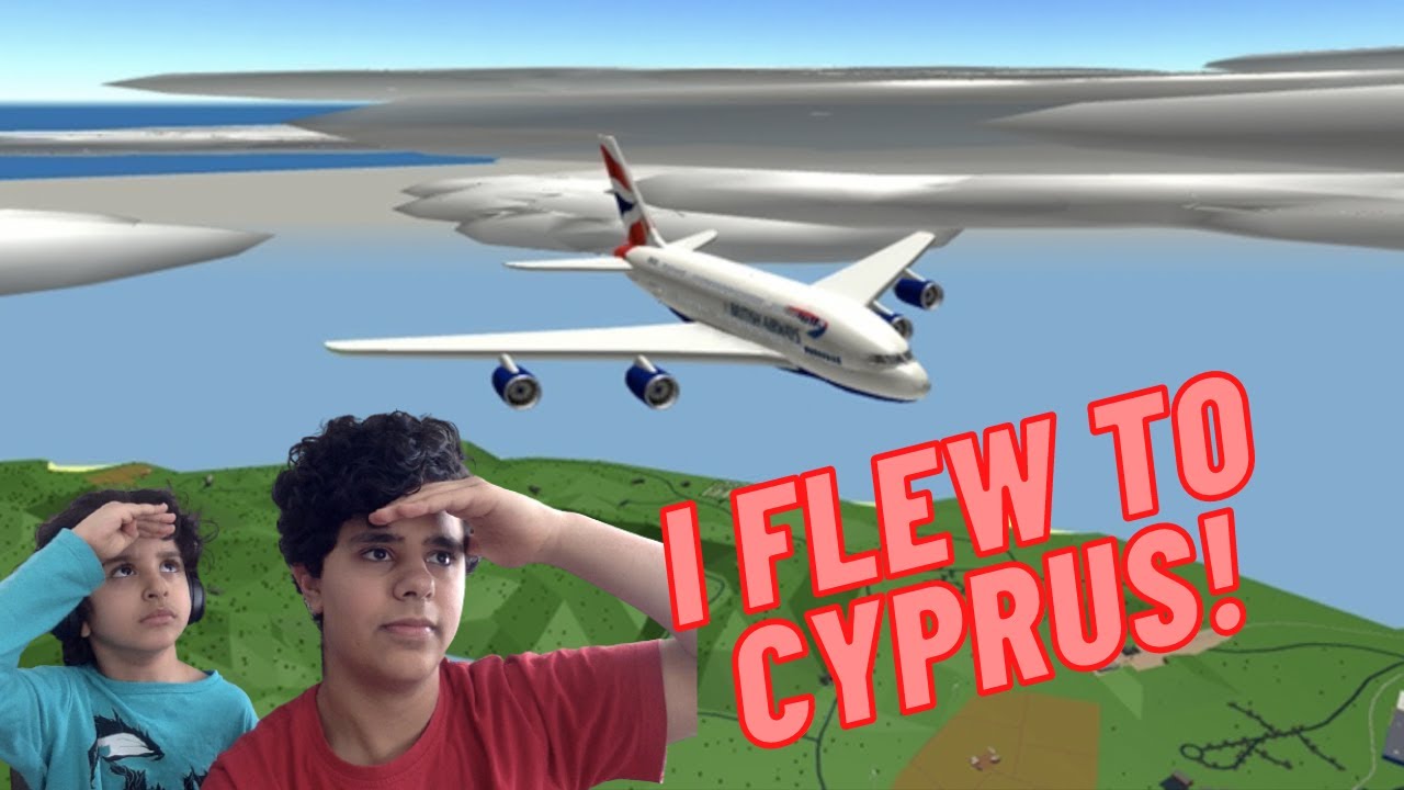 I FLEW TO CYPRUS! (Roblox Flight Simulator) - YouTube