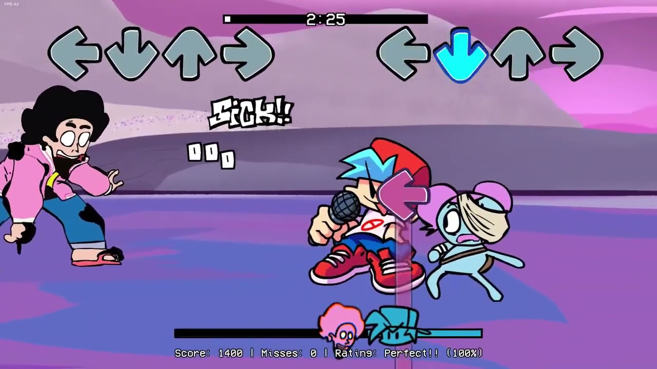 fnf vs Steven universe pibby cartoon virus - YouTube