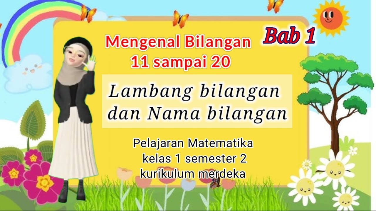 Mengenal Bilangan 11 sampai 20 || Lambang bilangan dan Nama bilangan ...
