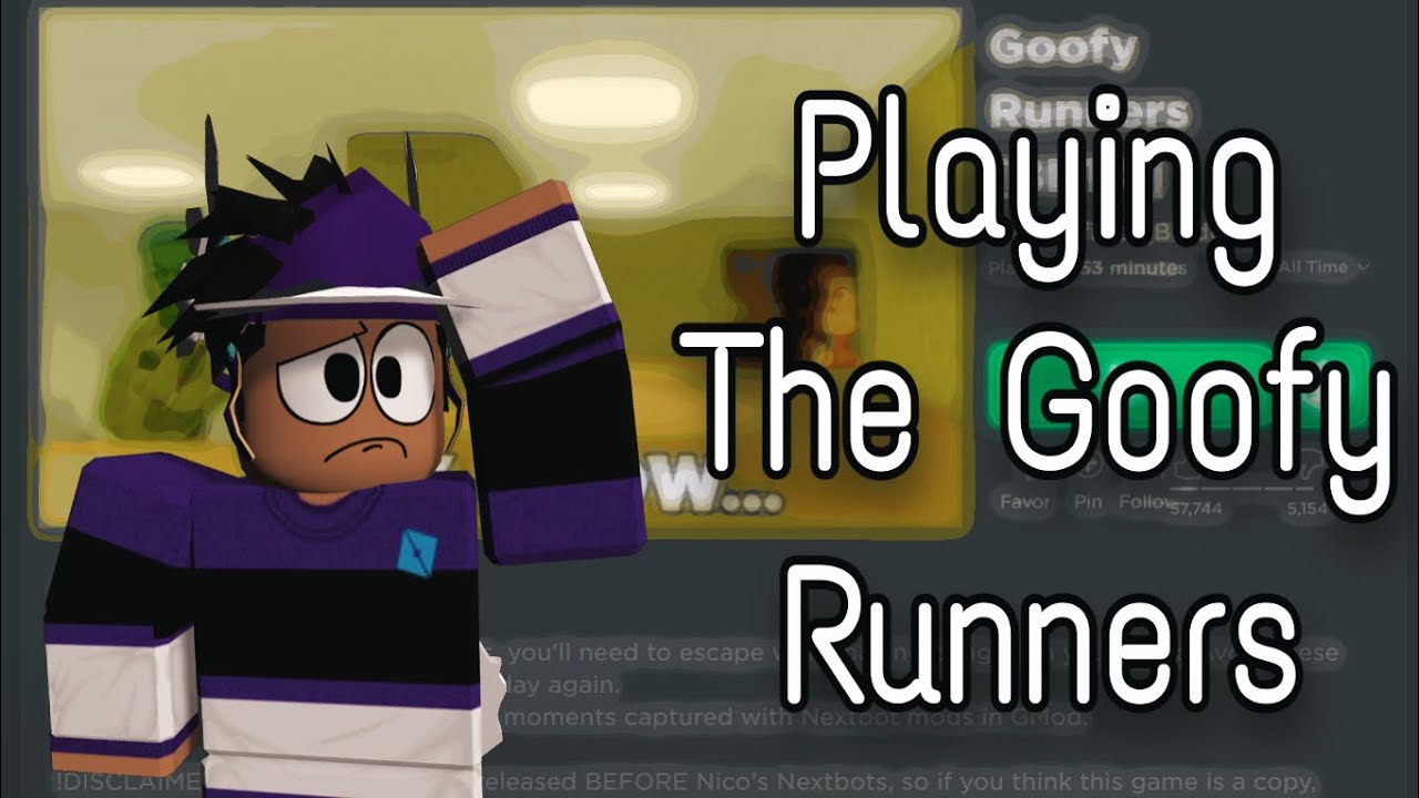 Playing The Goofy Runners | Roblox - YouTube
