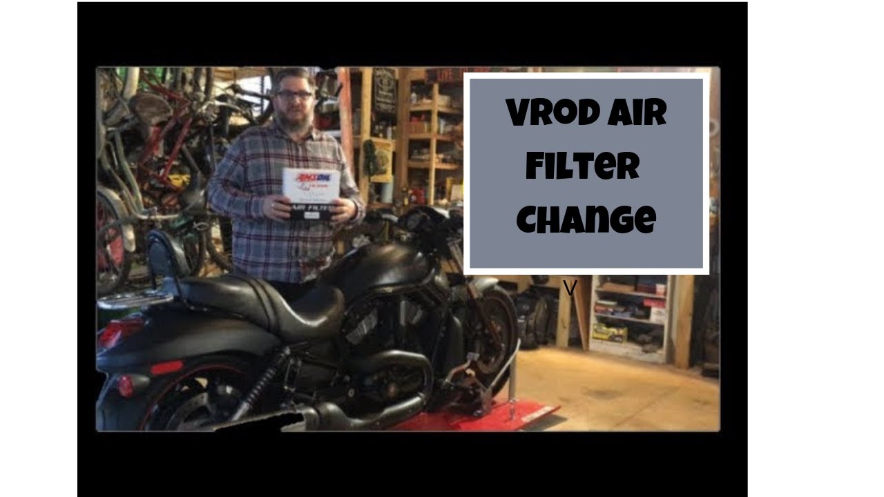 VRod Air FIlter Change - YouTube