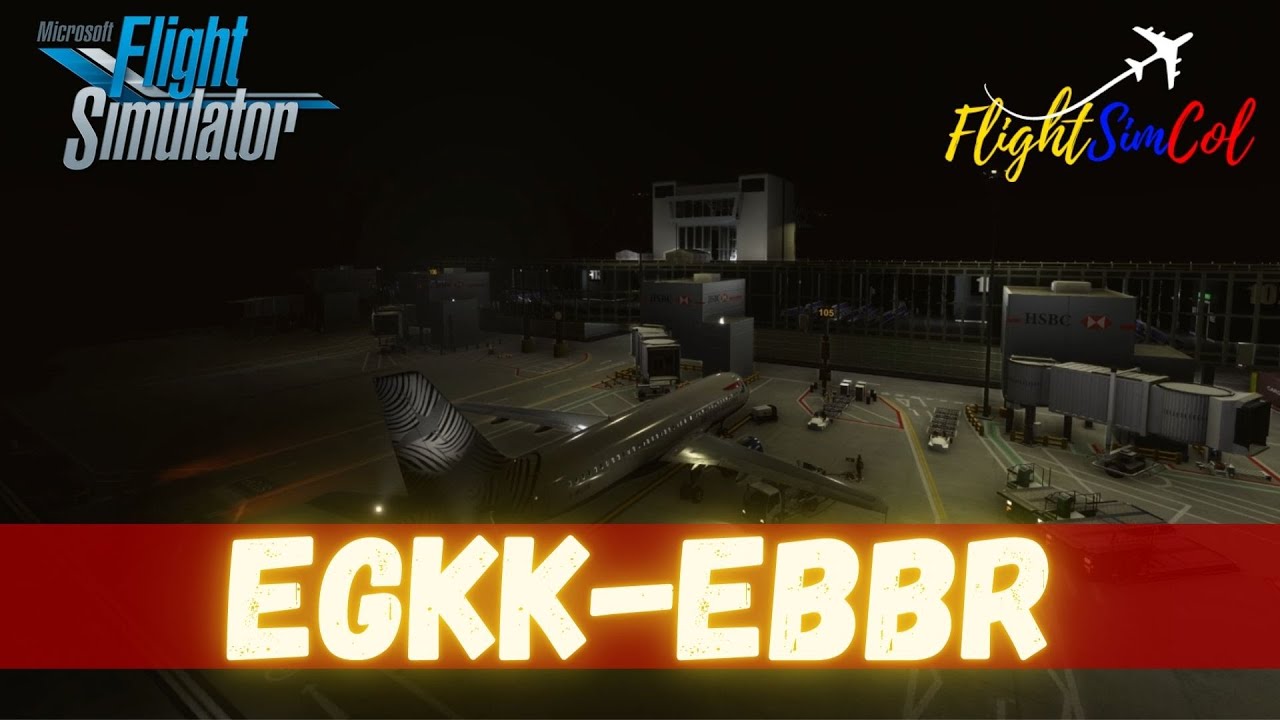 MSFS | AUTOLAND | British Airways + GSX Pro | EGKK- EBBR | Fenix A320 | TCA Thrustmaster - YouTube