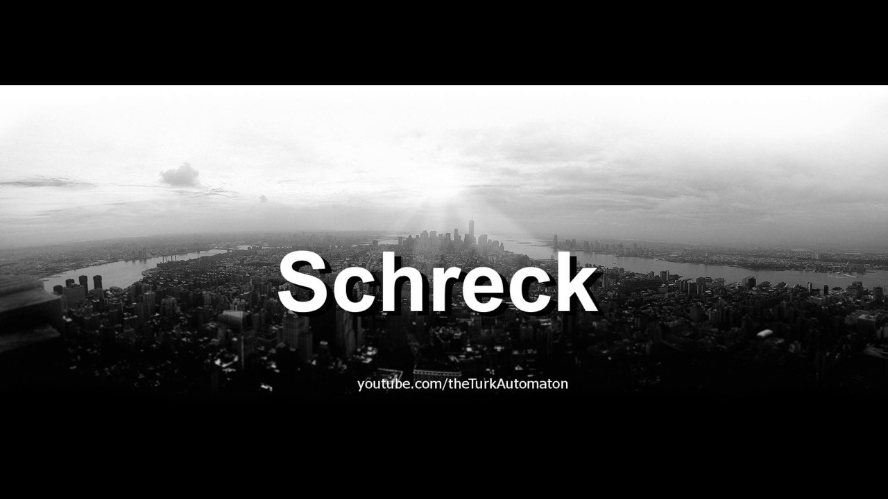How to pronounce Schreck in German - YouTube