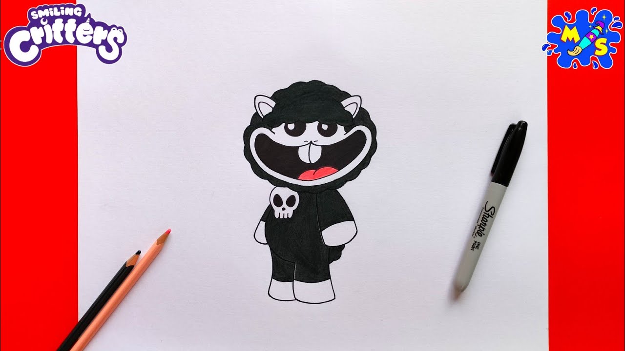 How to Draw Baba Chops Easy || Smilling Critters - YouTube