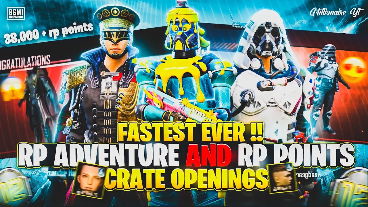 Red Commander Set Crate Opening BGMI | M12 RP Adventure Create Opening ...