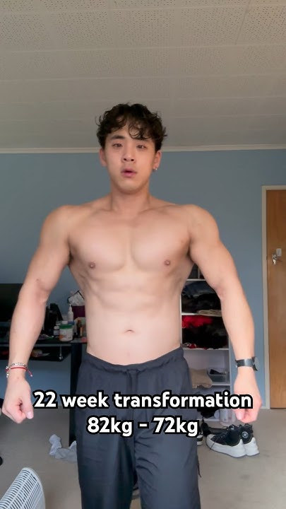 22 week natural transformation 🙆‍♂️ 82kg - 72kg - YouTube
