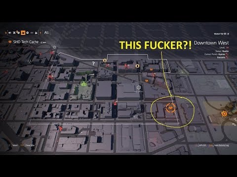 the division 2 how to get bottom right cache in downtown west - YouTube