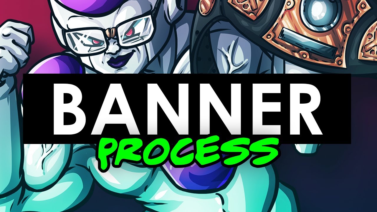 World Of Geekdom - Freeza + YouTube Banner Design Walkthrough - YouTube