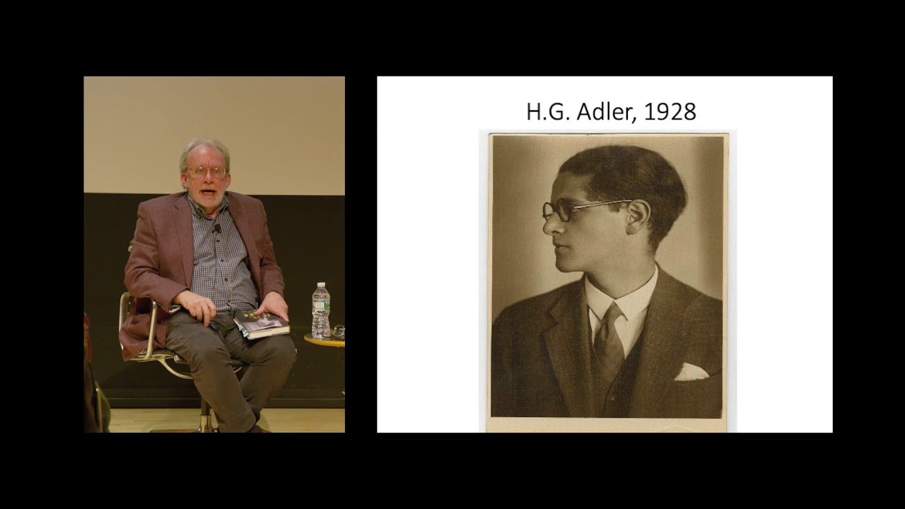 Peter Filkins on HG Adler, with Eric Banks, March 14, 2019 - YouTube