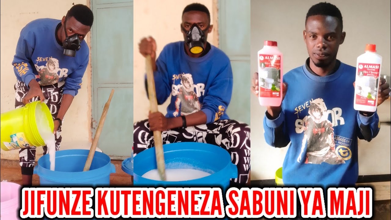 #Utengenezaji_wa_sabuni_ya_maji #nzito #jinsi_ya_kutengeneza_sabuni_ya ...