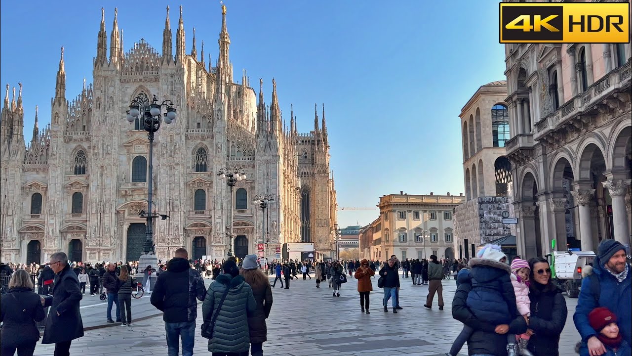 Discover Milan: A Stroll through Italy's Fashion Capital [4K HDR] - YouTube
