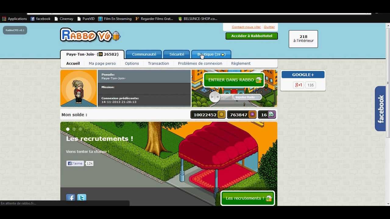 [TuTo] Rabbo comment devenir VIP. - YouTube
