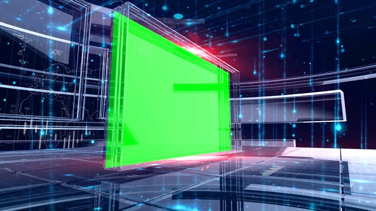 Mirror World News Promo Template with Green Screen Chroma in 4K Quality ...