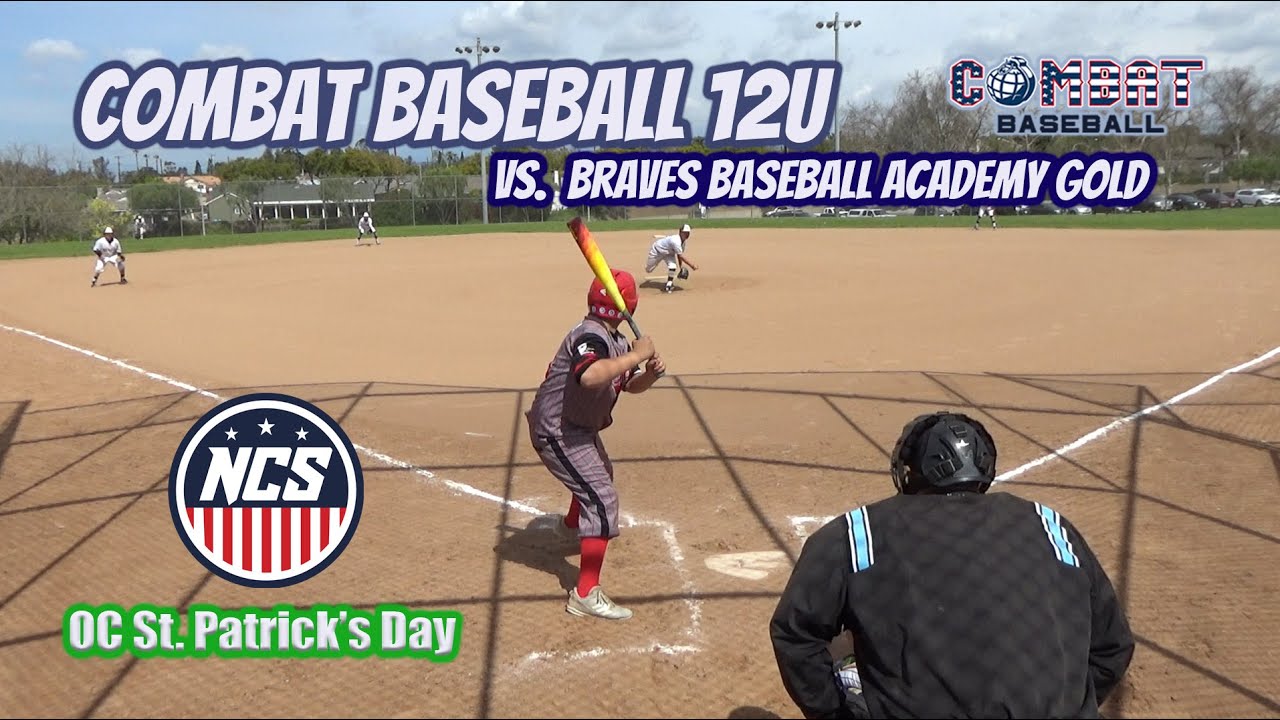 Combat Baseball 12u vs. Braves Baseball Academy Gold 3/16/2024 - YouTube