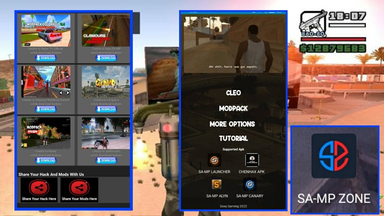 Samp Zone apk | by Sowj Gaming - YouTube