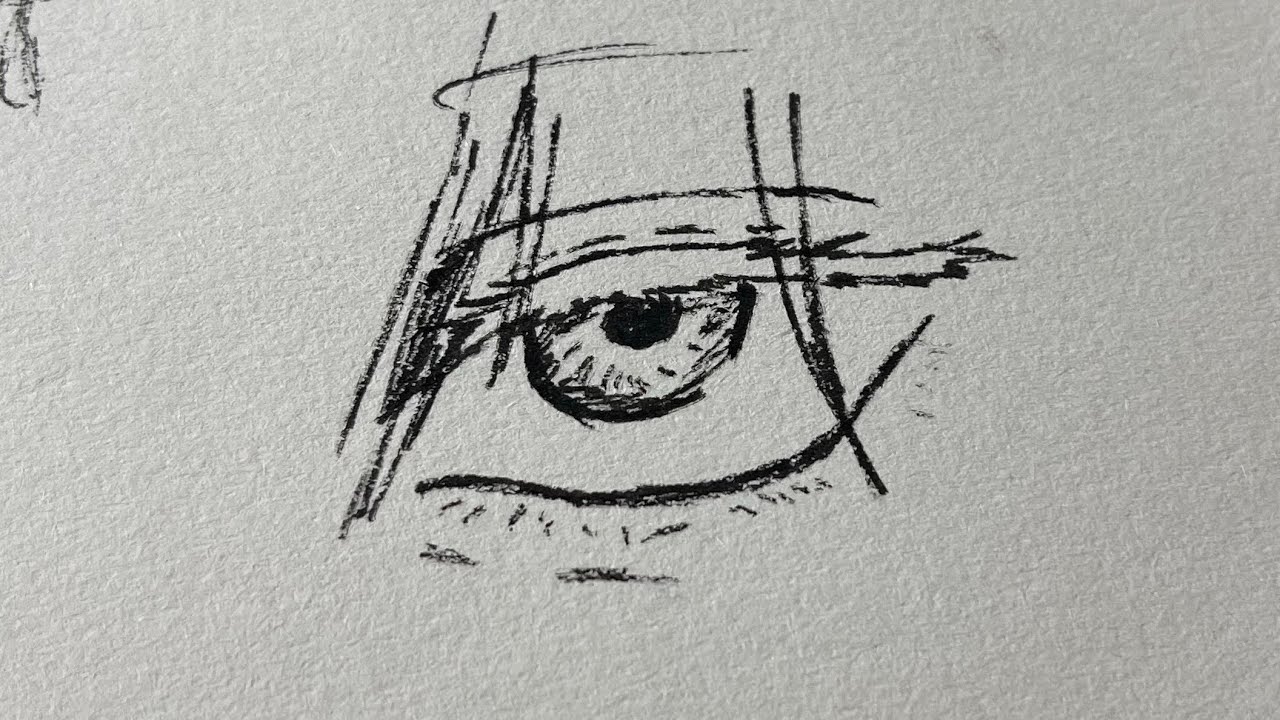 How to draw Gojo’s eye step by step - Jujutsu Kaisen | Drawing Gojo’s ...