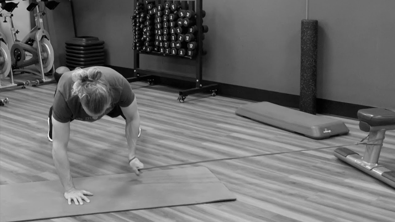 PLANK WITH TORSO ROTATION RESISTANCE BAND WTP 2 0 - YouTube