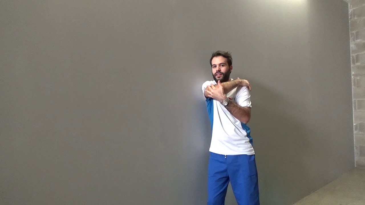 Esercizio per la capsula posteriore della spalla - Exercise for ...