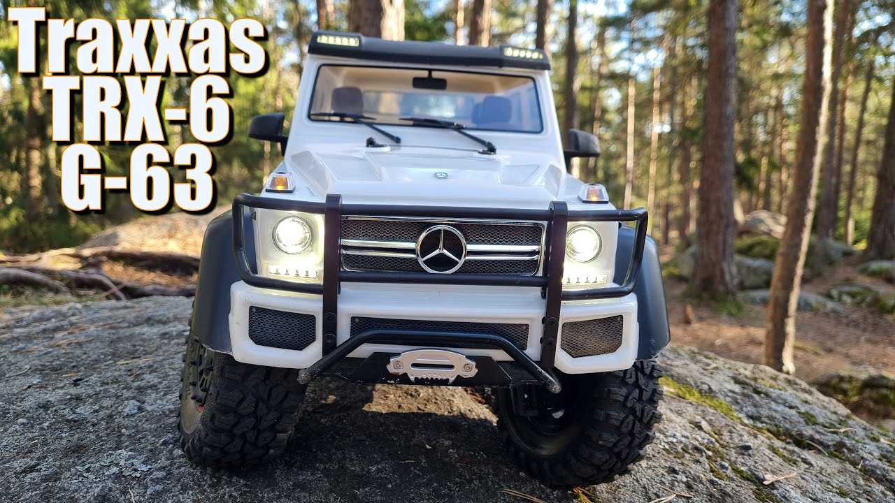 Traxxas TRX6 Mercedes G63 - On forest trails - YouTube