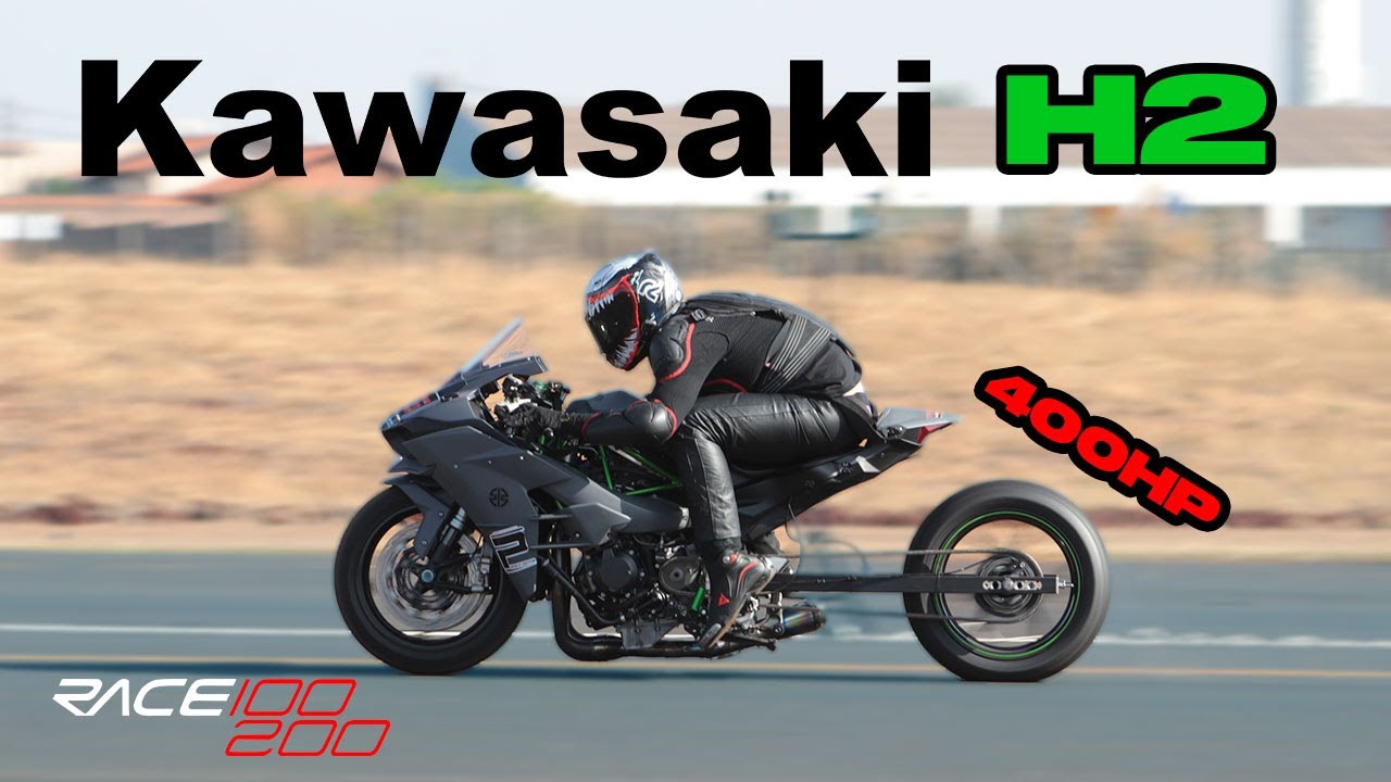 KAWASAKI H2 400 HP DO MURILO GOMES | VEJA O QUE ACONTECEU NA 1/2 MILHA FULLPOWER - YouTube