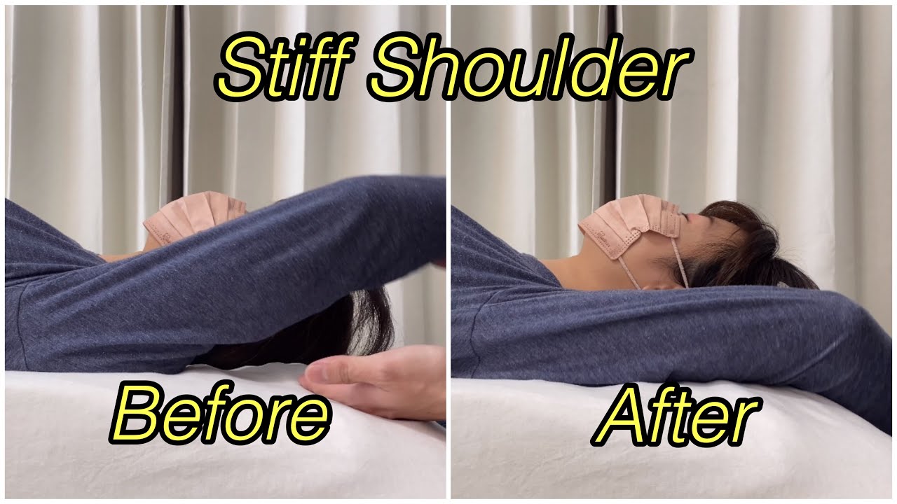 Myofascial release for stiff shoulder - YouTube