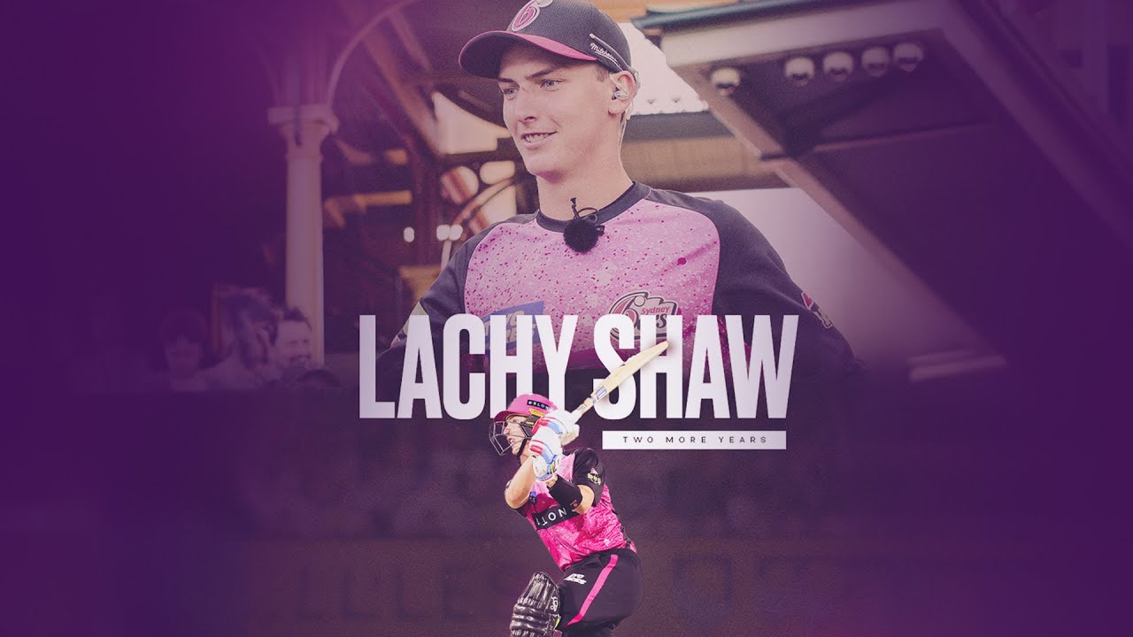Get to know Lachlan Shaw after signing for the Sydney Sixers - YouTube