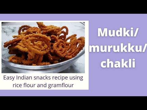chakli/mudki/murukku recipe... Indian snacks . - YouTube